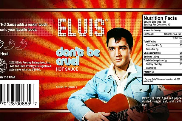 HOT SAUCE ELVIS ( DON'T BE CRUEL) – Boulevard Souvenirs