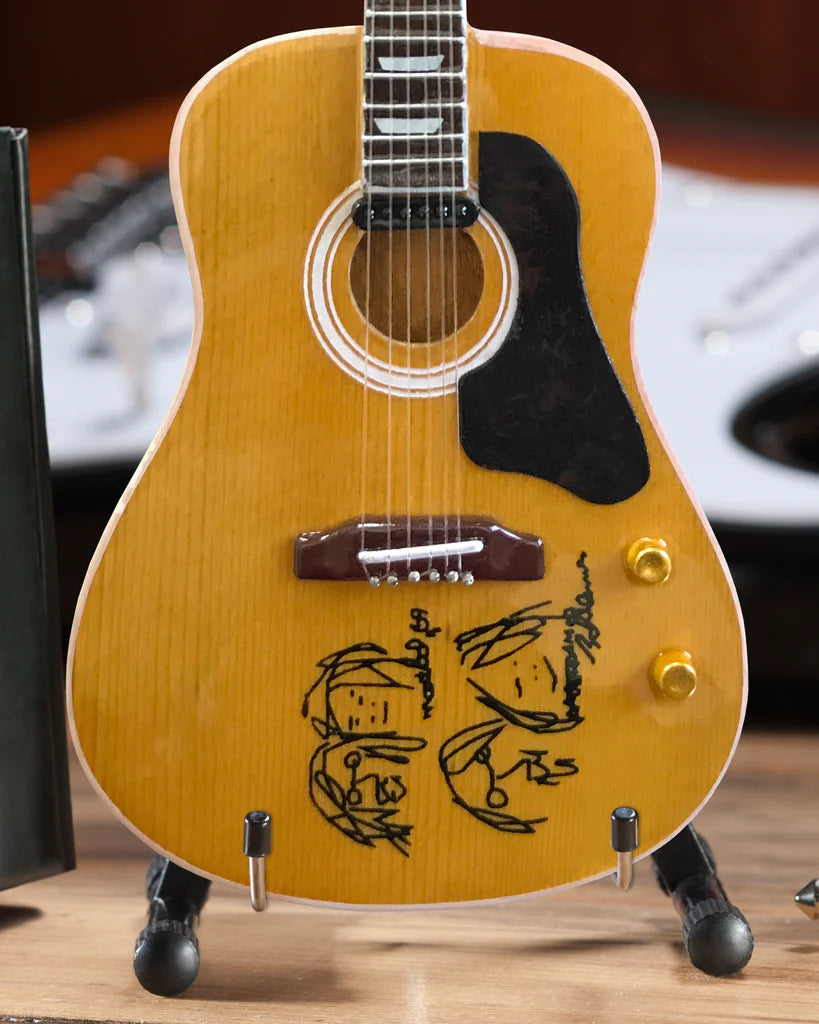 Mini Guitar John Lennon “Give Peace a Chance” Replica - Fab Four ...