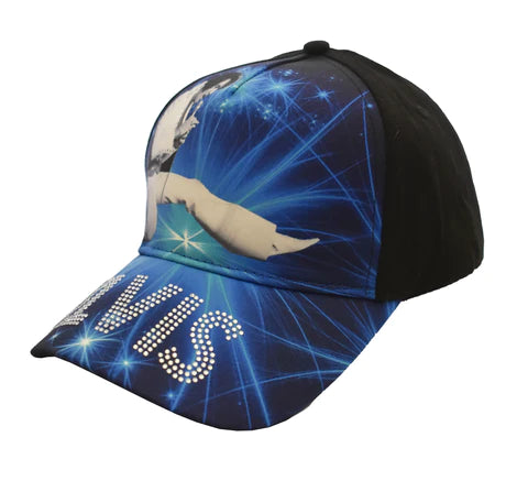 Cap Elvis Blue with Rhinestones – Boulevard Souvenirs