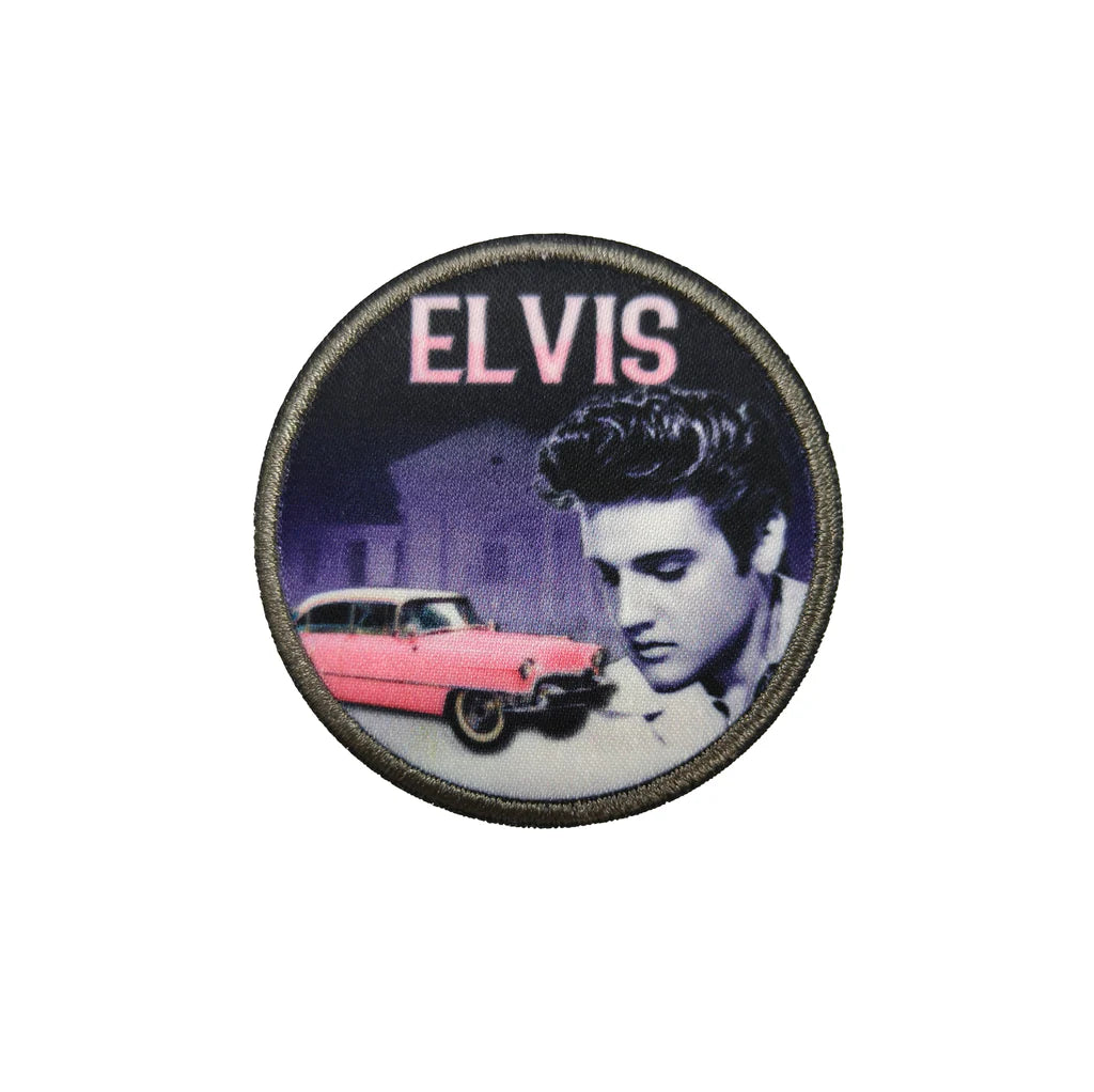 Patch Elvis - Pink Caddy – Boulevard Souvenirs