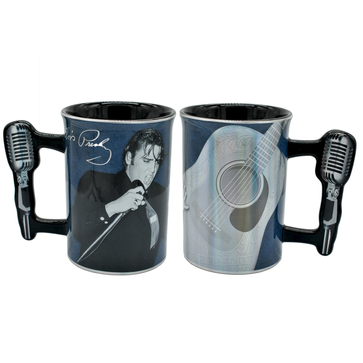 Mug Elvis Metallic Guitar w/ Microphone Handle – Boulevard Souvenirs